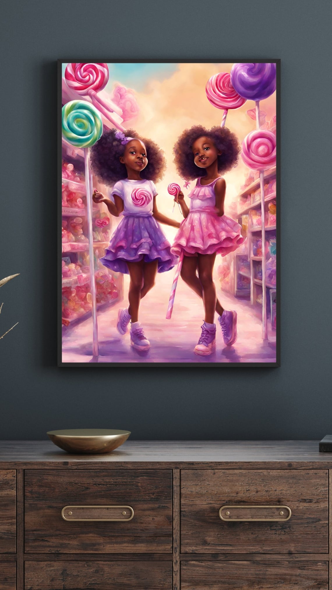 Little Girls Candy Art, Digital Print Art, High Quality Images - Etsy