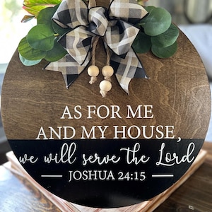 Home Decor, Catholic, Bible Verse, Traditional Catholic, Wreath, Door ...