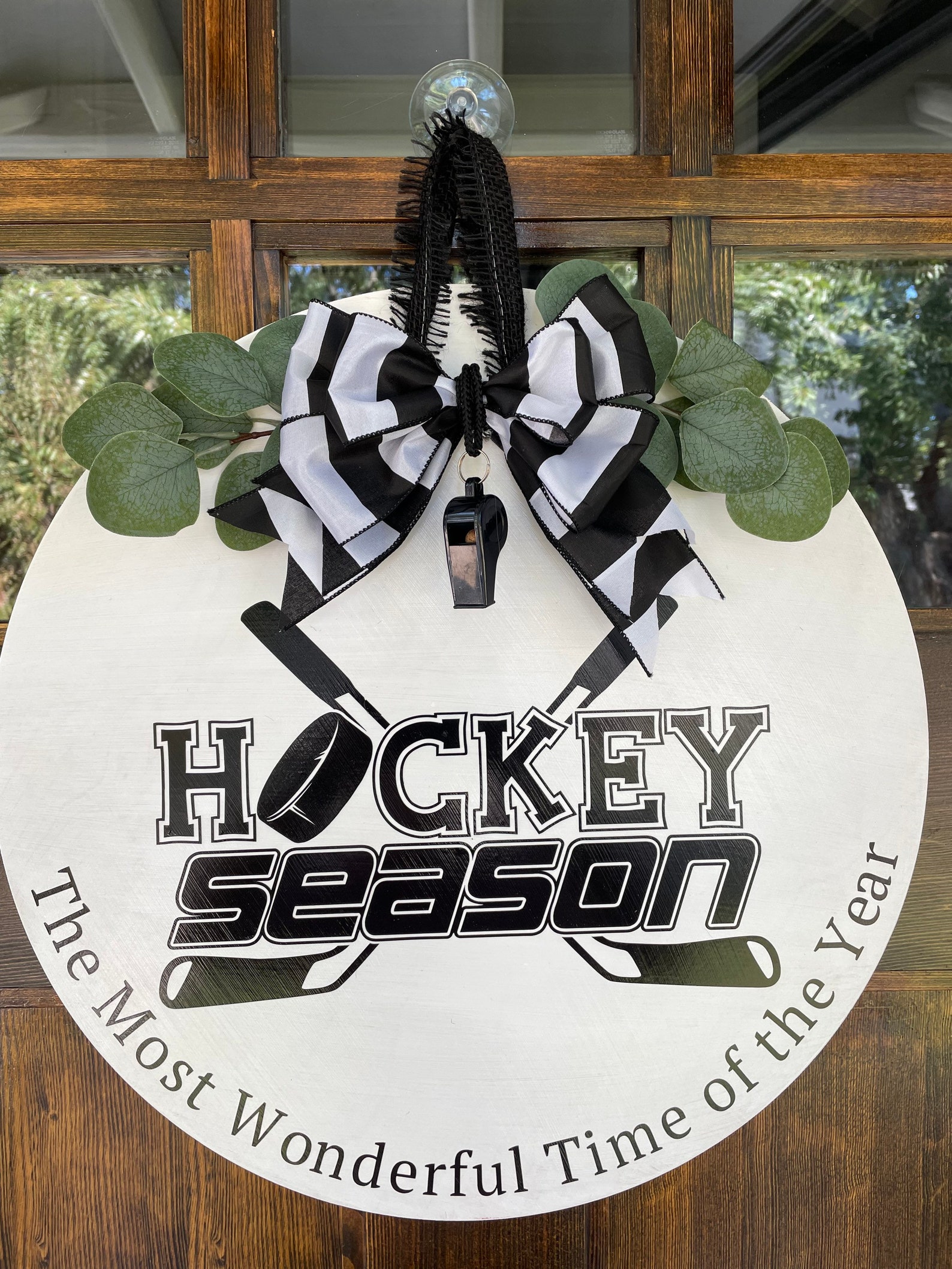 Ice Hockey Hockey Hockey Season Door Hanger Hockey Decor | Etsy