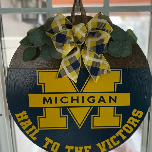 University of Michigan Decor - Etsy