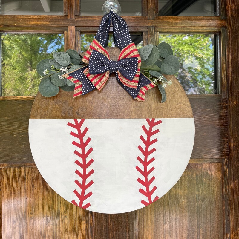 Baseball Door Decor - Etsy