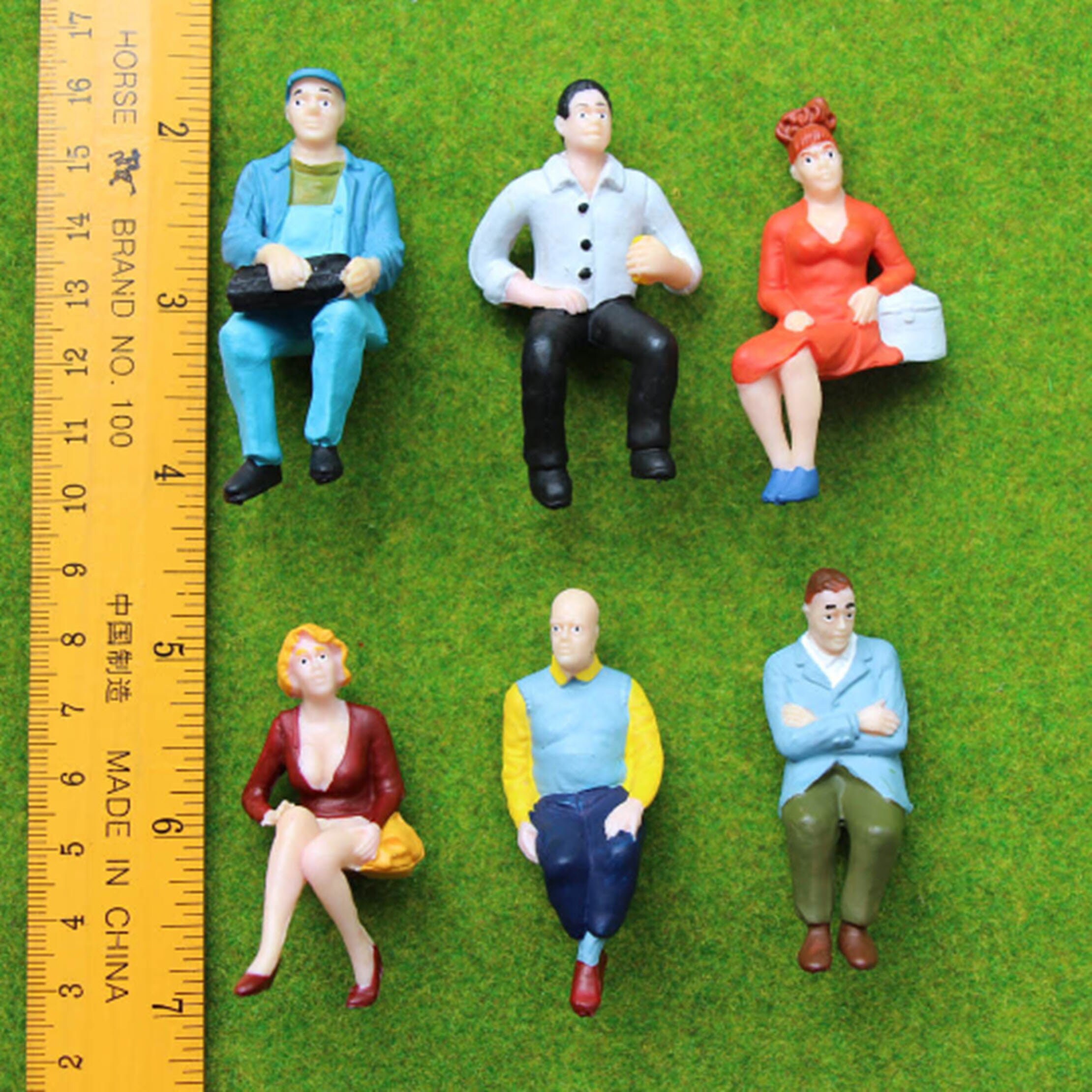 12pcs G Scale Sitting Figure 1:25 Seated People Railway - Etsy