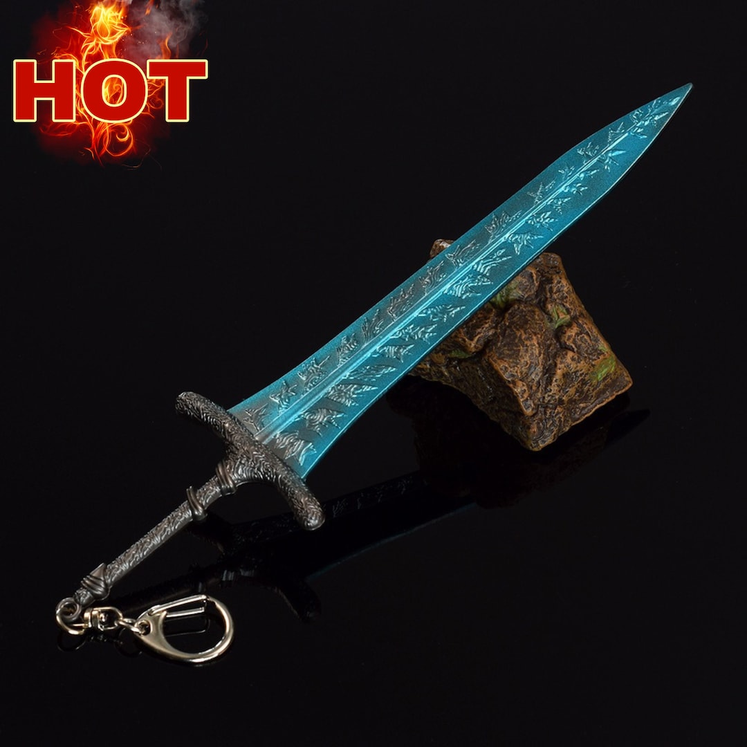 Elden Ring Dark Moon Greatsword 21cm Metal Crafts Toys Mini Sword Kids ...