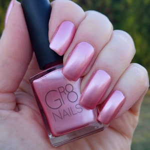 Princess Pink Nail Polish Handmade by GR8 Nails - Etsy