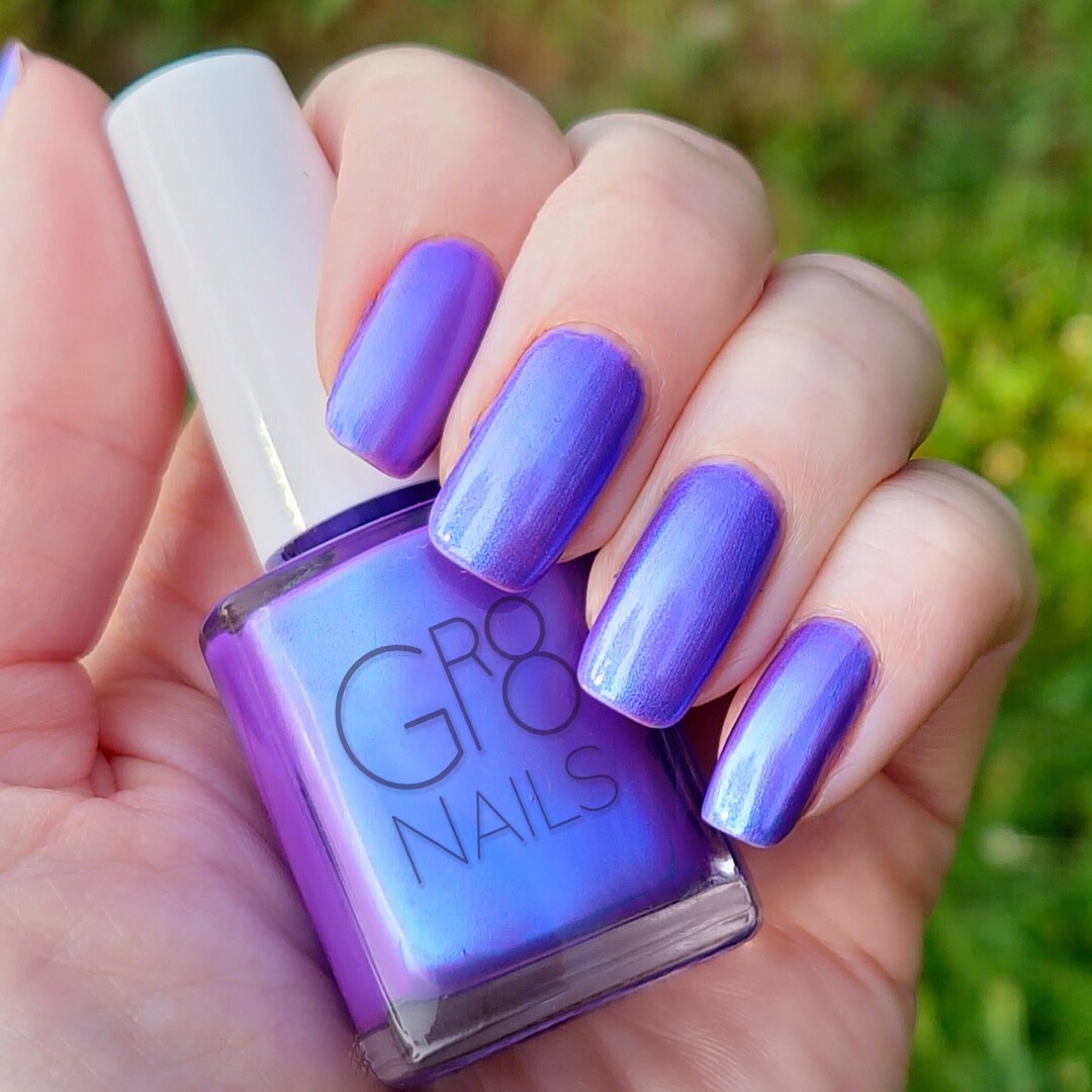 Creative Side: Blue/purple Iridescence Nail Polish Handmade by GR8 ...