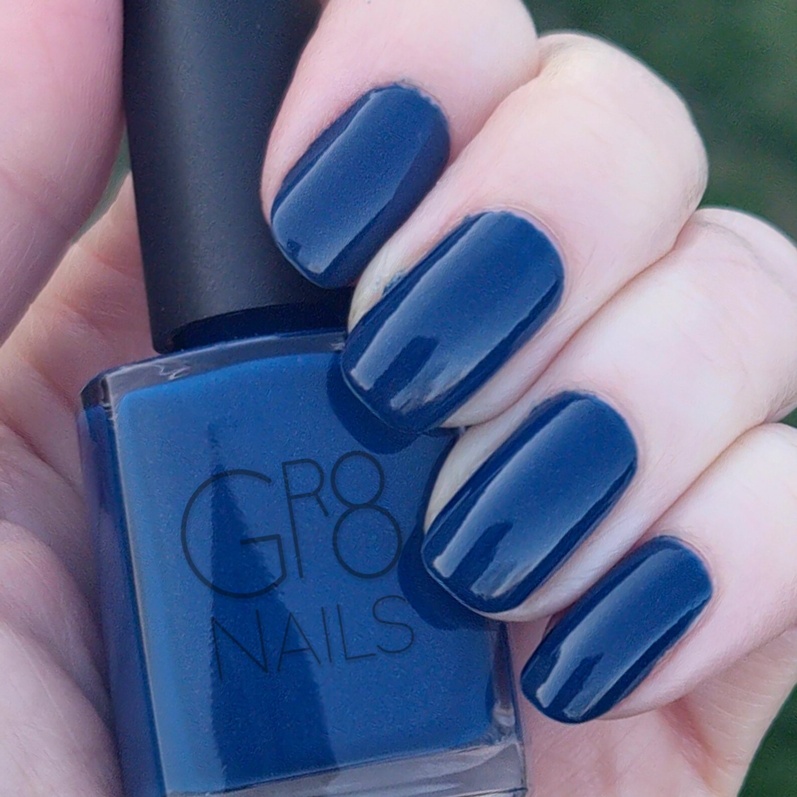 Midnight Blue Nail Polish Handmade by GR8 Nails - Etsy