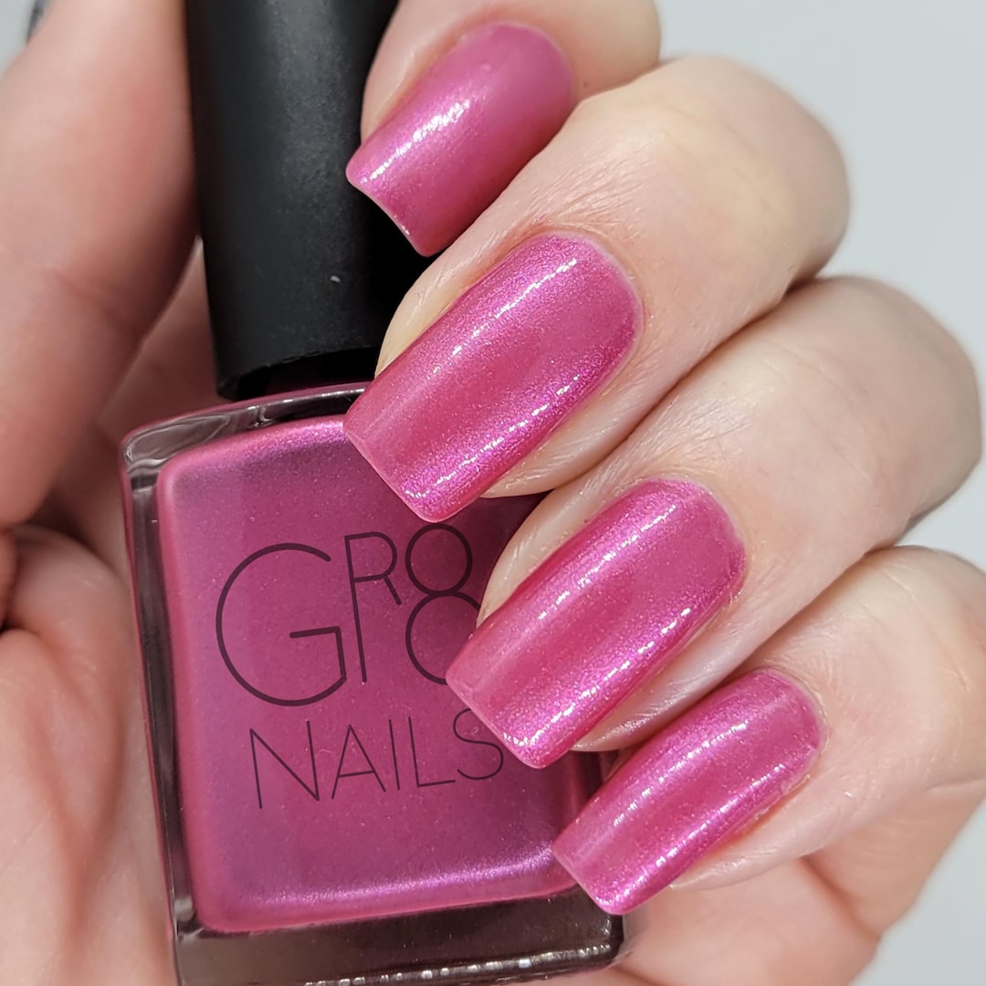 Very Berry: Pink Nail Polish Handmade by Gr8 Nails - Etsy