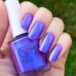 Creative Side: Blue/purple Iridescence Nail Polish Handmade by GR8 ...