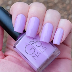 Butterfly Kisses: Lavender Purple Nail Polish Handmade by GR8 Nails - Etsy