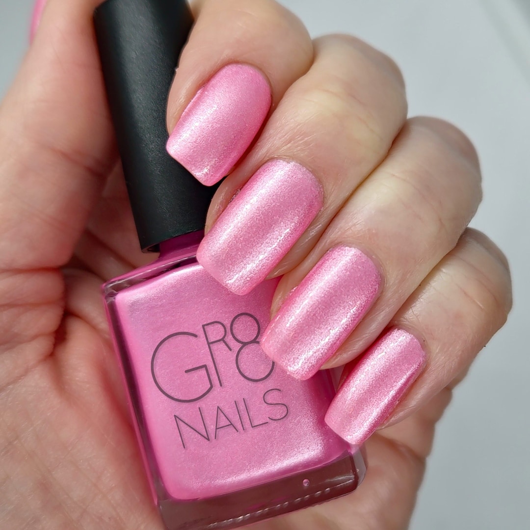 Cotton Candy: Pink Nail Polish Handmade by GR8 Nails - Etsy