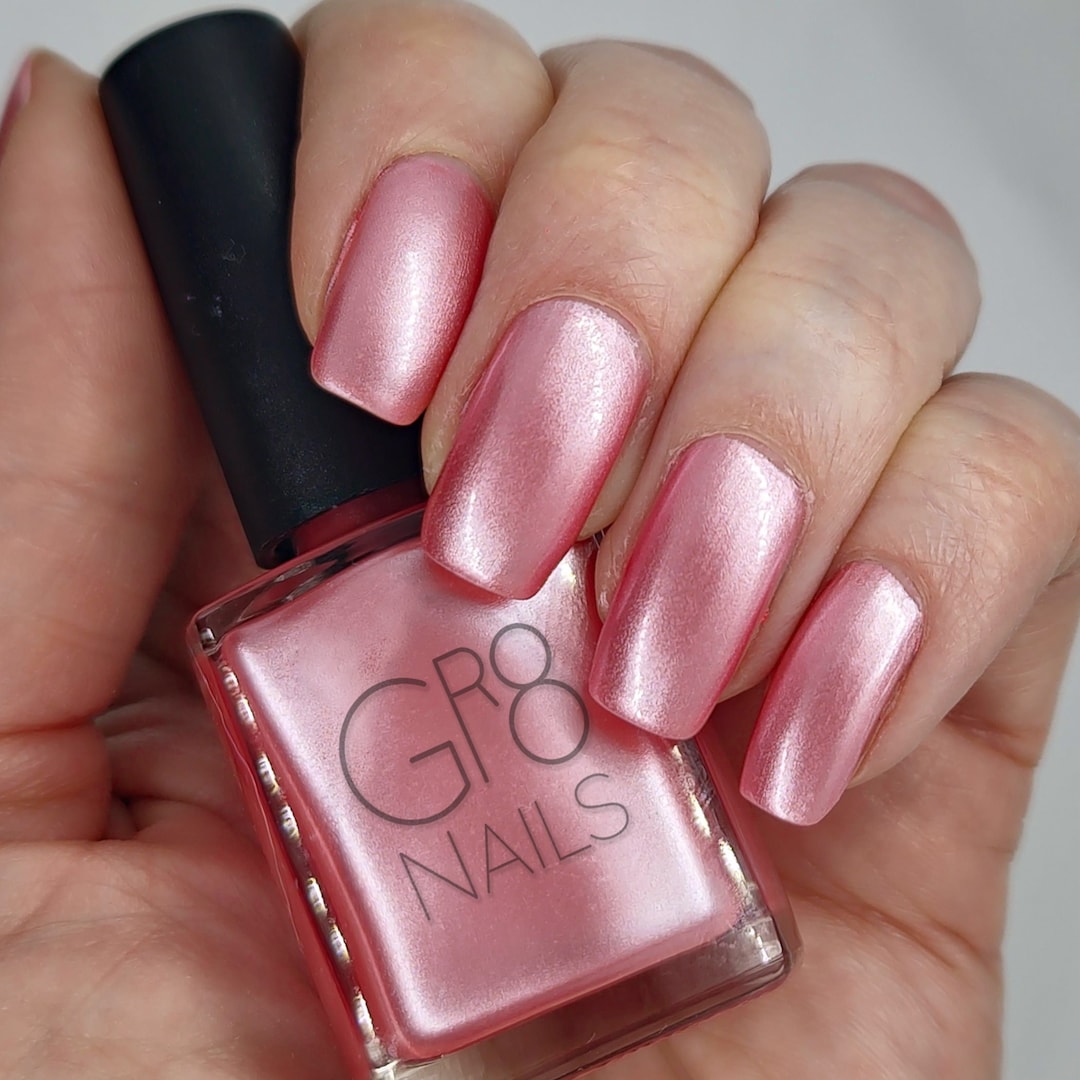 Princess Pink Nail Polish Handmade by GR8 Nails - Etsy