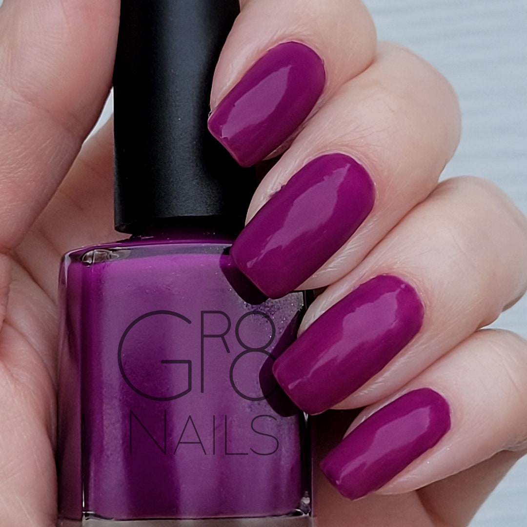 People Eater: Purple Nail Polish Handmade by GR8 Nails - Etsy