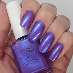 Creative Side: Blue/purple Iridescence Nail Polish Handmade by GR8 ...
