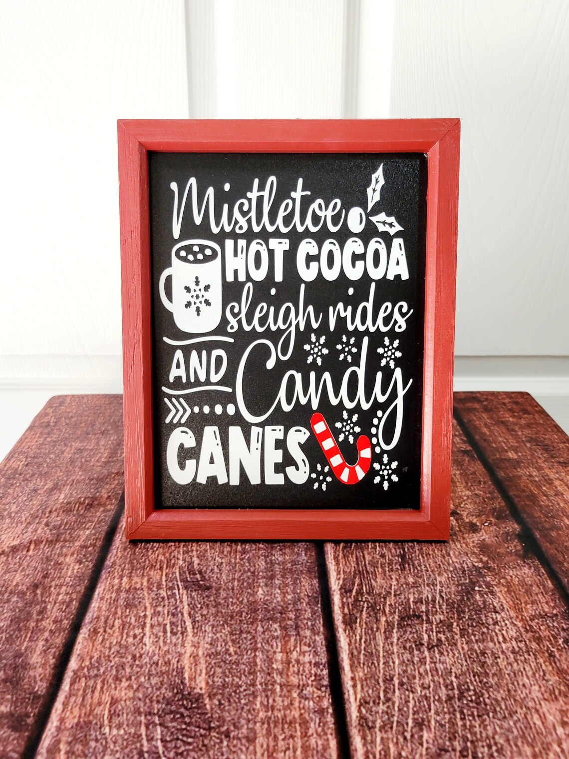 Cocoa Bar Sign Hot Cocoa Chalkboard Sign Two-sided Cocoa - Etsy