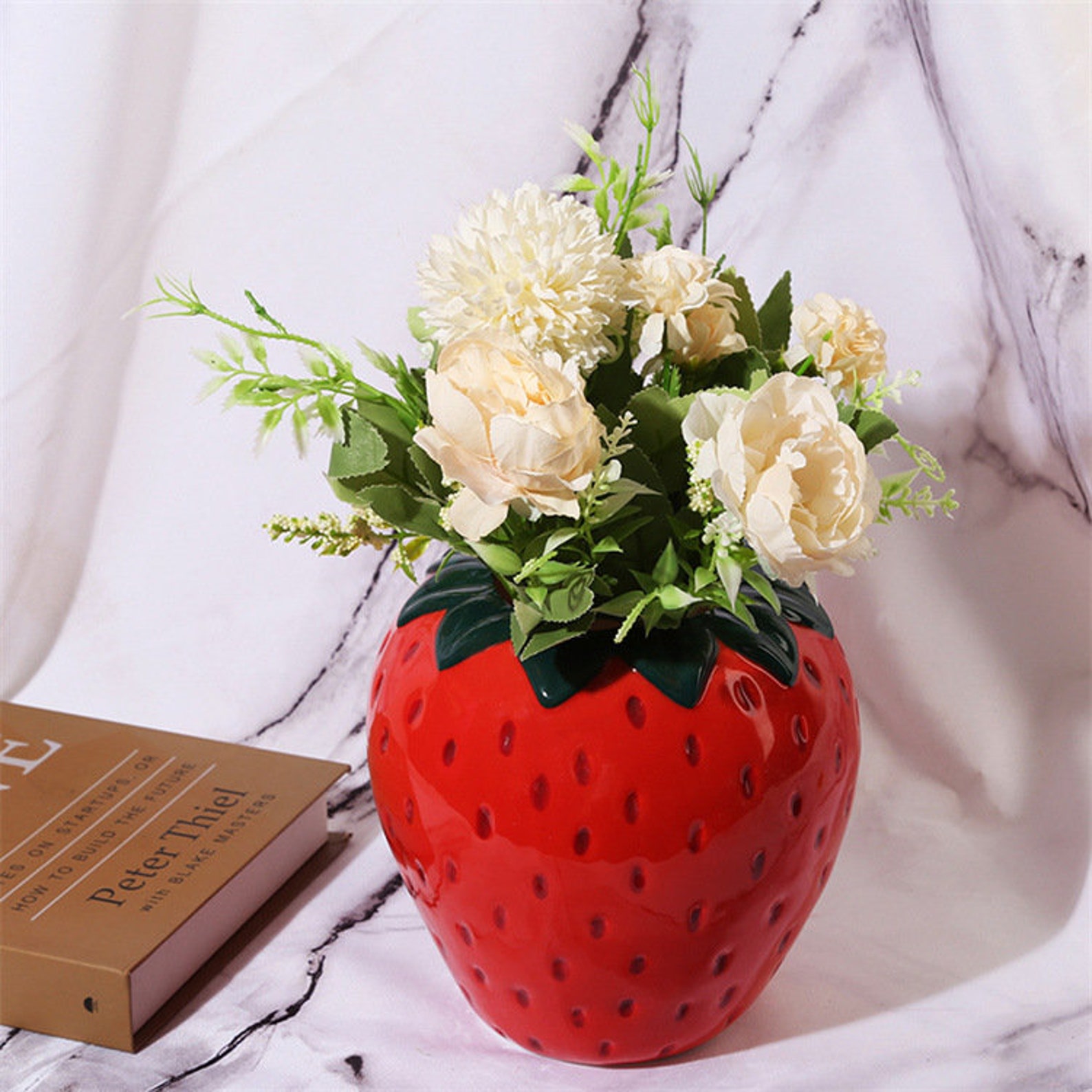 Flower Vase Strawberry Gifts Strawberry Ceramic Flower Pot - Etsy