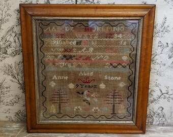 Antique Sampler - Etsy