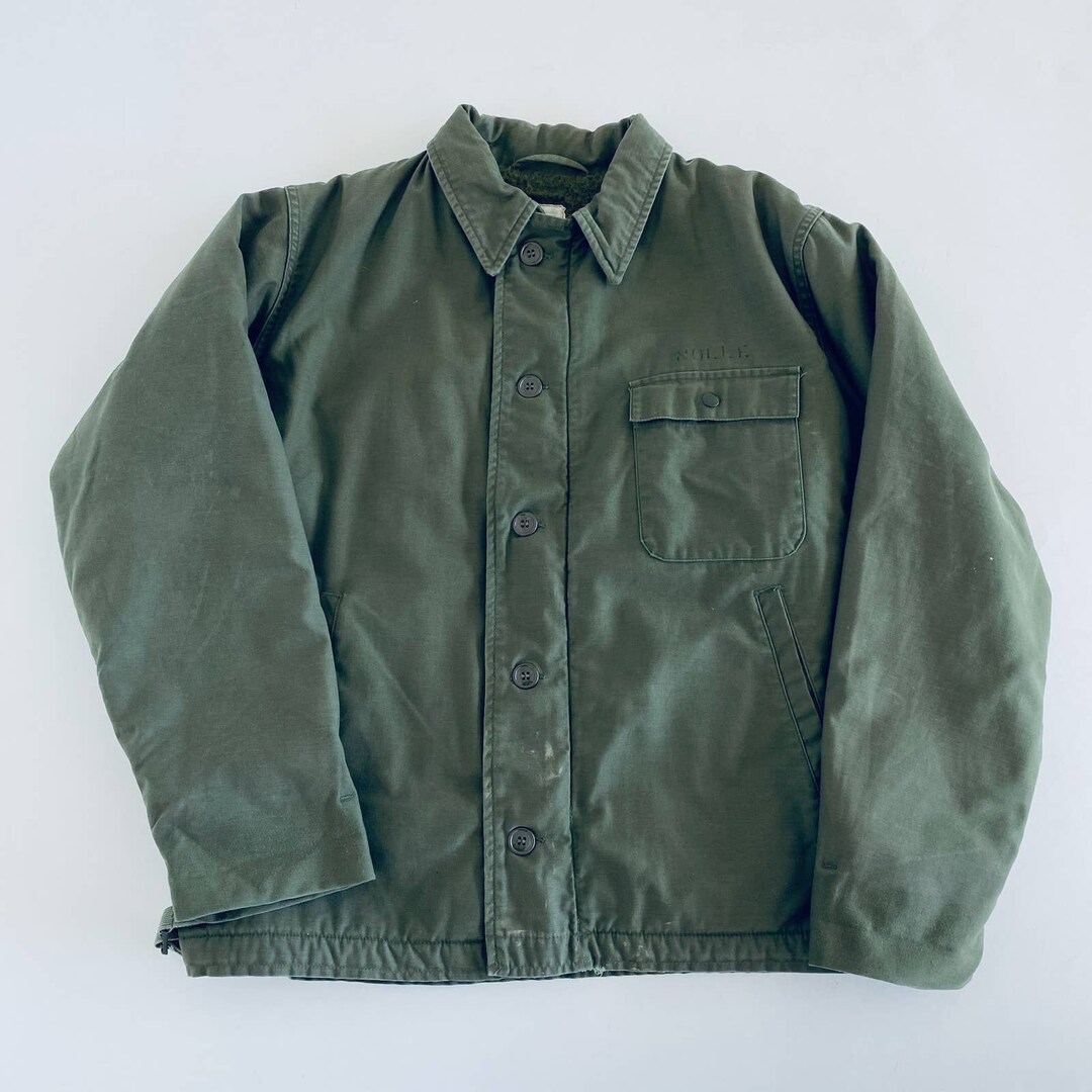 1970's Vintage Cold Weather Deck Jacket Vietnam Era Named - Etsy