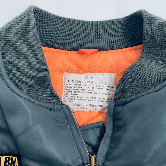 1960's Vietnam Era MA-1 Bomber Souvenir Jacket - 40R - Gem