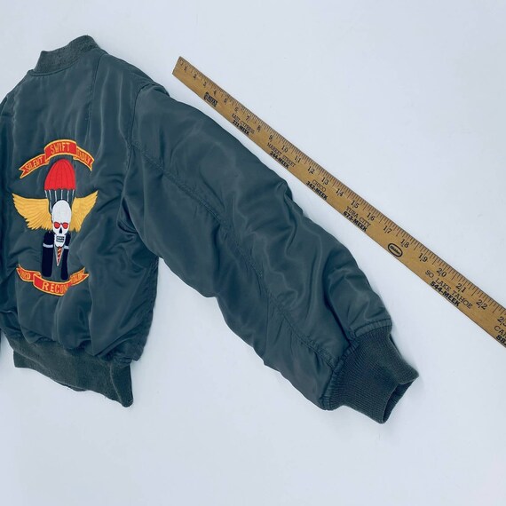 1960's Vietnam Era MA-1 Bomber Souvenir Jacket - 40R - Gem
