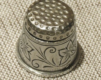 Pewter thimble | Etsy