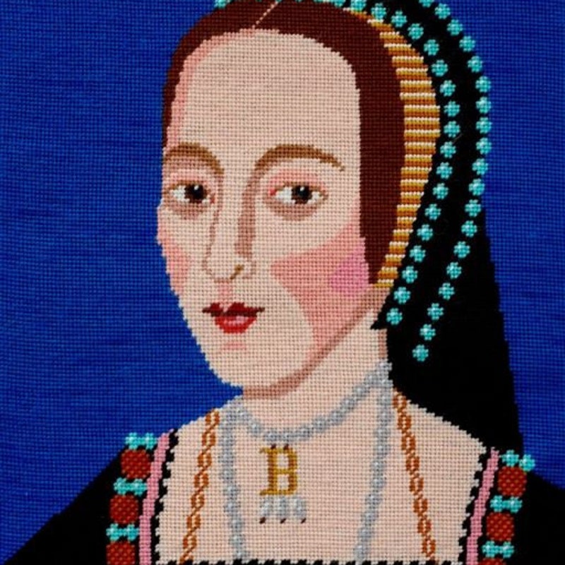 Queen Elizabeth Needlepoint Canvas - Etsy