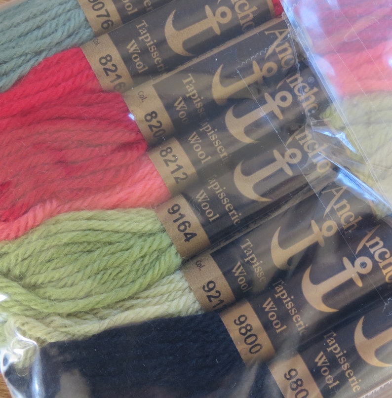 Tapestry Kit, Needlepoint Kit - Victorian Miniature Floral Tapestry ...