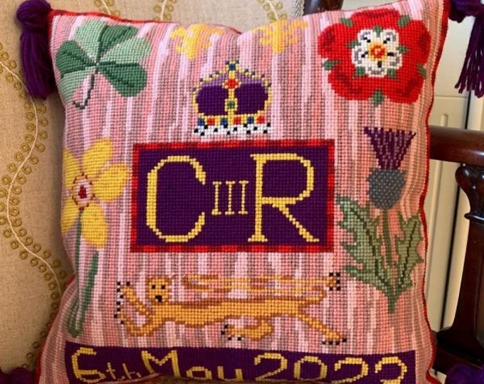 Tapestry Kit, Needlepoint Kit -coronation Tapestry Kit, King Charles ...