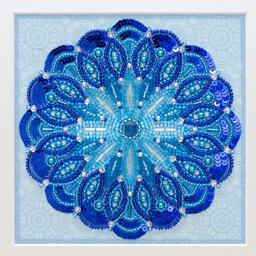 Good Luck Bead Embroidery Kit Mandala Hand Bead Embroidery - Etsy