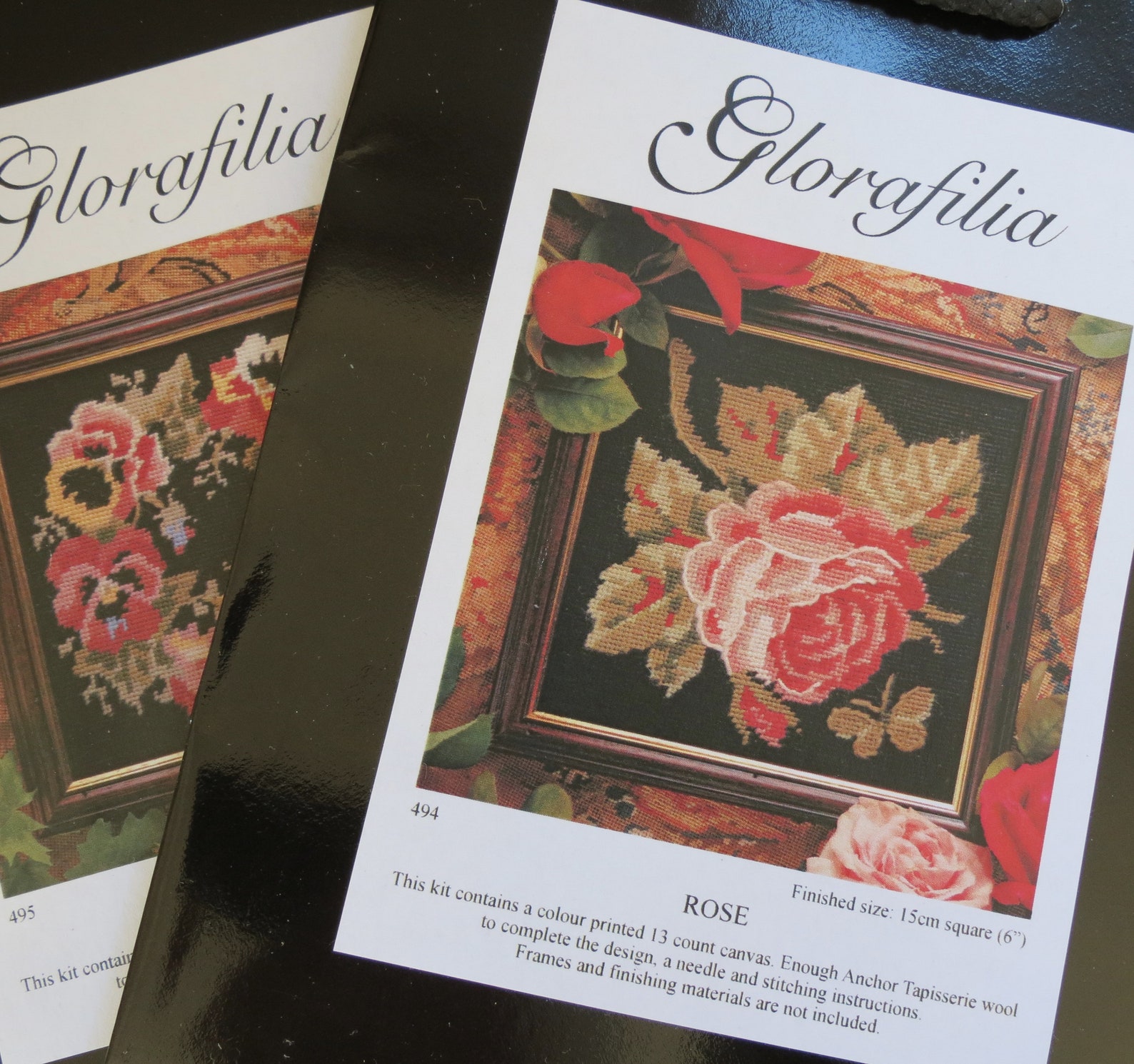 Tapestry Kit, Needlepoint Kit - Victorian Miniature Floral Tapestry ...