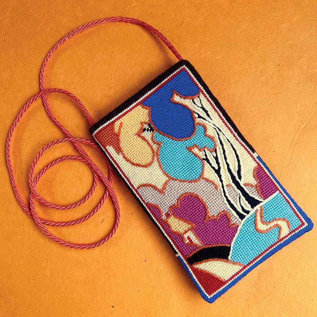 Tapestry Needlepoint Kit – Clarice Cliff Trees Crossbody Bag - Premium ...