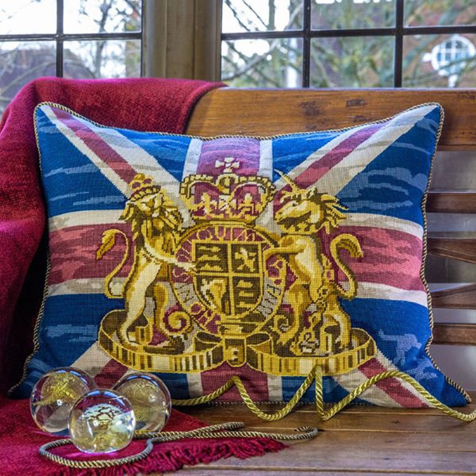 Tapestry Needlepoint Kit Union Jack Union Flag Needlepoint | Etsy