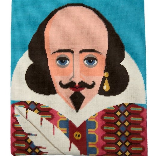 Tapestry Kit Needlepoint Kit William Shakespeare 12 Holes - Etsy