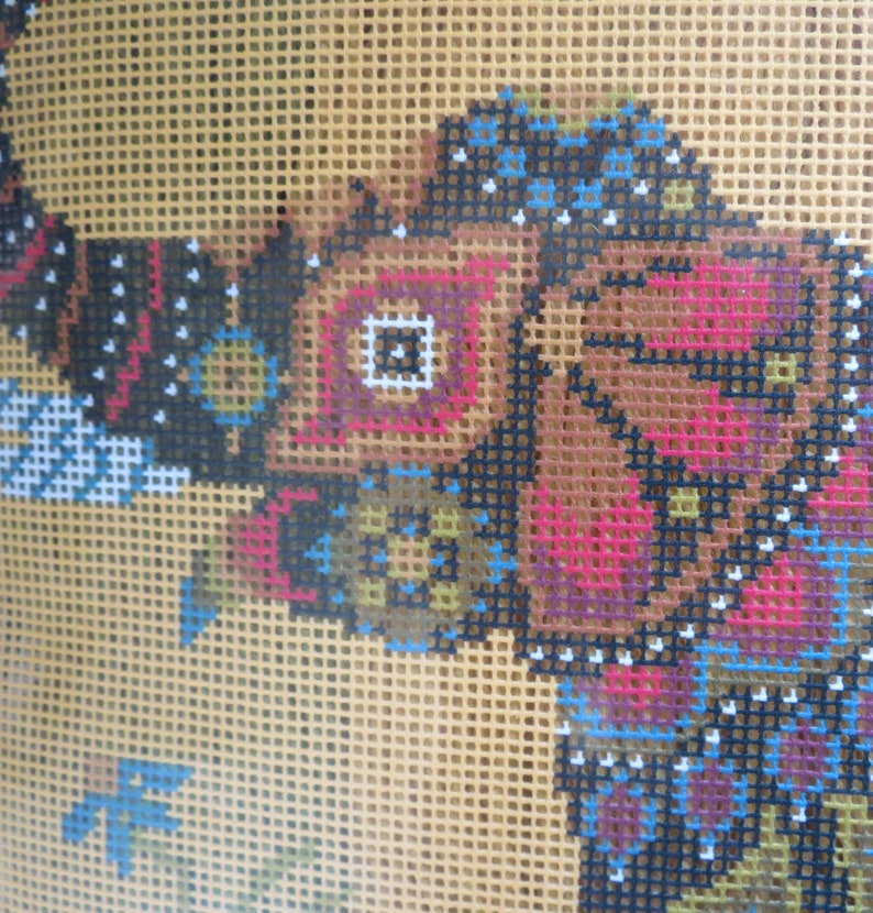 Tapestry Kit Needlepoint Kit Painted Elephant Mandala | Etsy