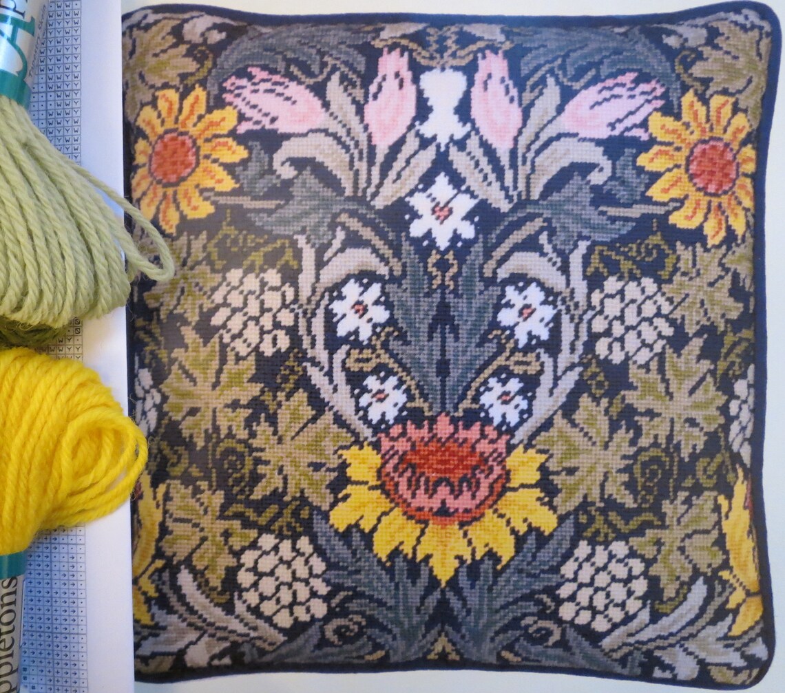 Tapestry Kit, Needlepoint Kit - William Morris, Sunflowers - Etsy