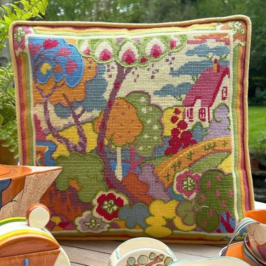 Tapestry Needlepoint Kit – Clarice's Garden - Premium Tapestry Kit ...