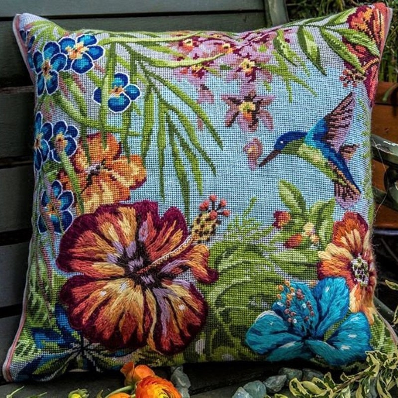 Needlepoint Cushion - Etsy