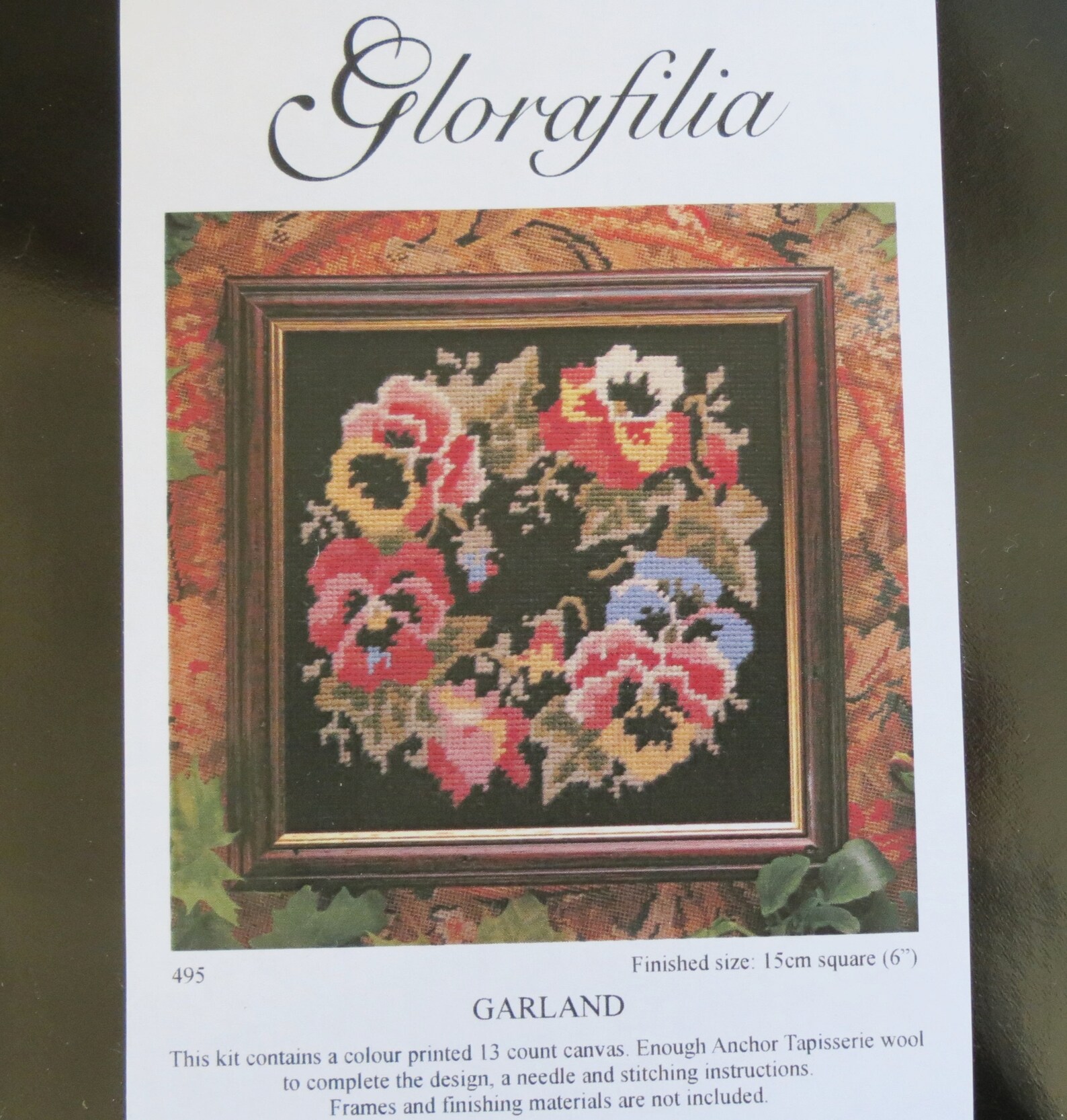 Tapestry Kit Needlepoint Kit Victorian Miniature Floral - Etsy