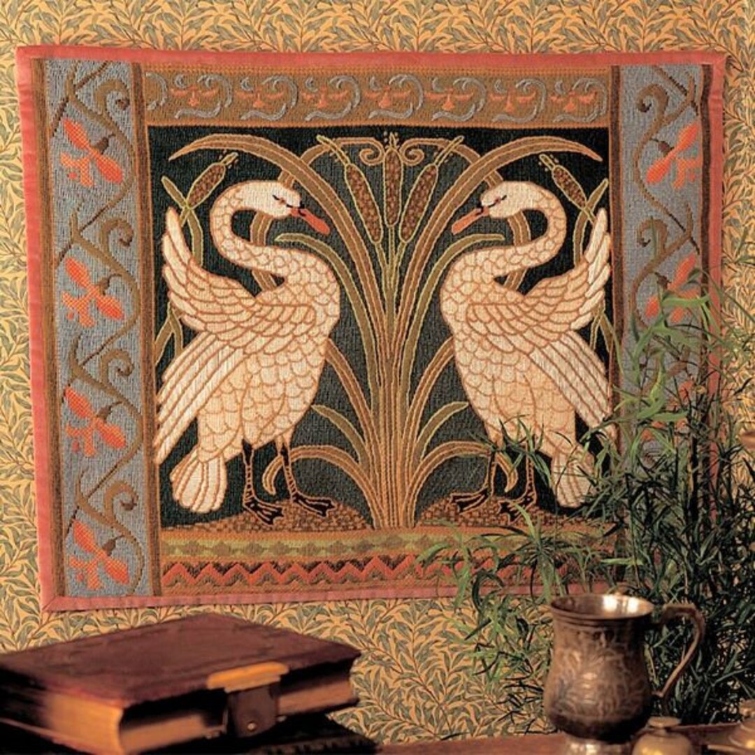 Tapestry Needlepoint Kit – Swans Wallhanging - Medieval Premium ...