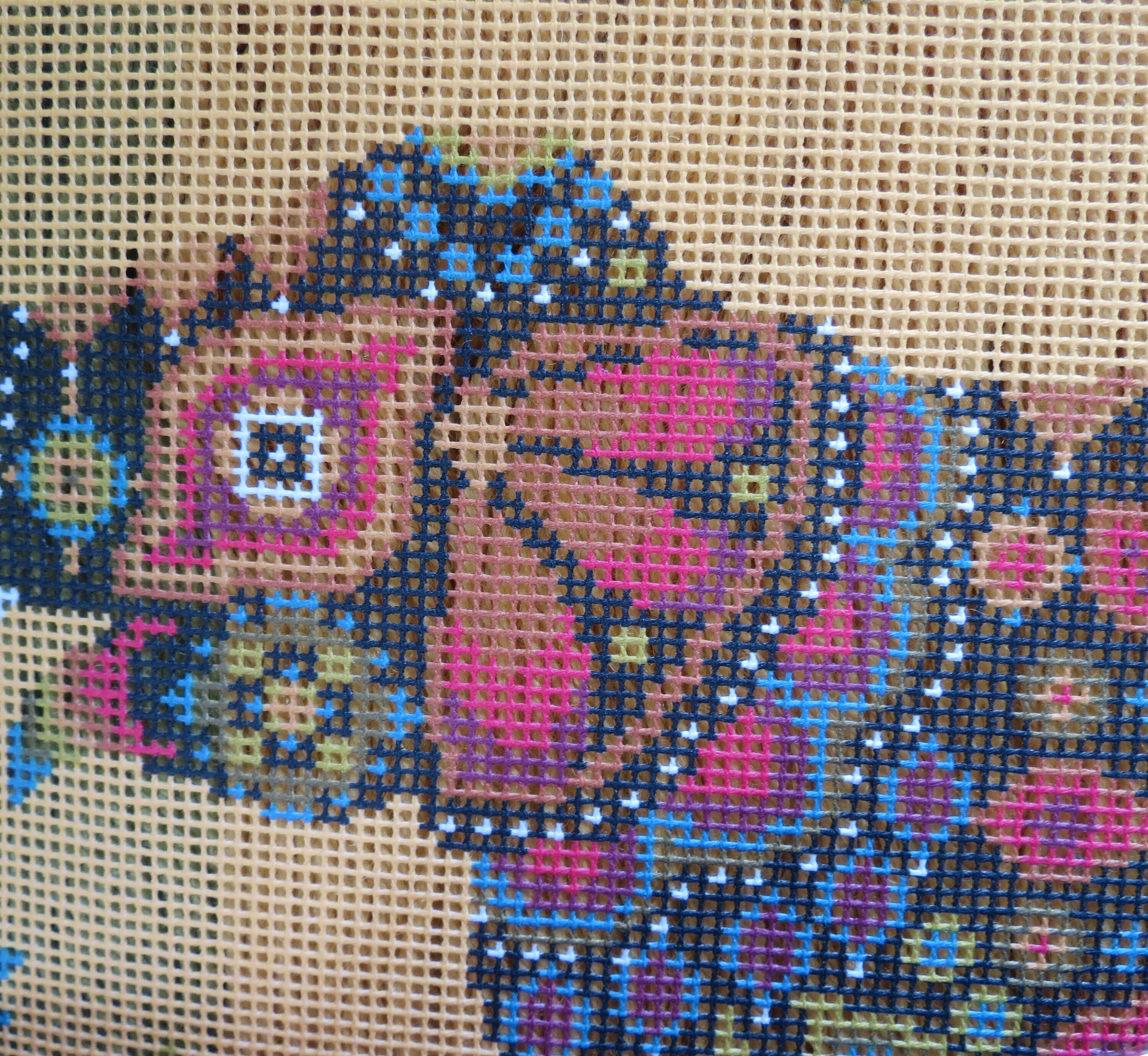 Tapestry Kit Needlepoint Kit Painted Elephant Mandala - Etsy