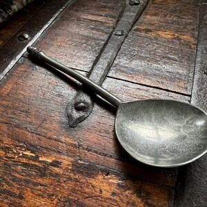 Antique Pewter Spoon - Etsy