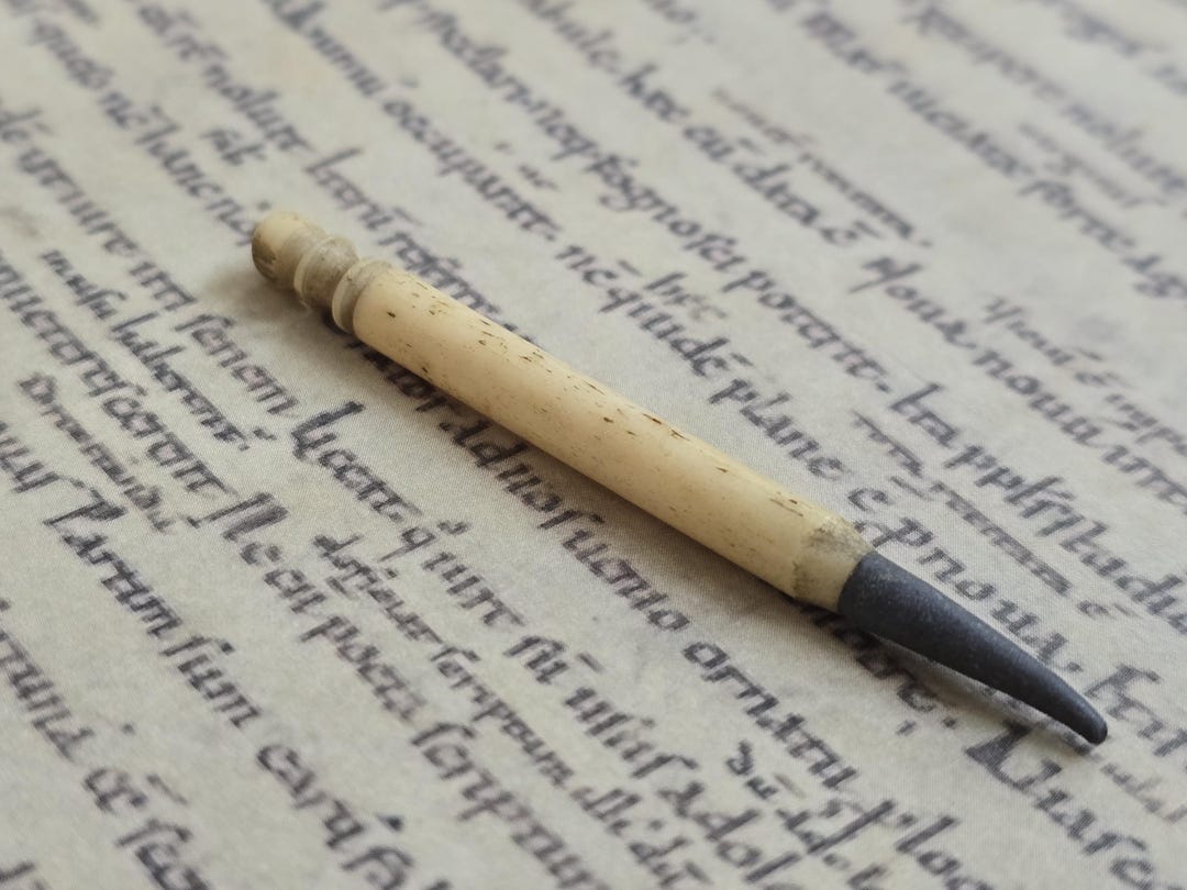 Antique Bovine Bone Sewing Stiletto Awl - Etsy