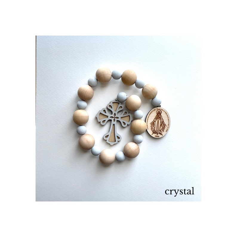 Rosary, Rustic Farmhouse Beads Rosary, Decade Rosary, Modern Farmhouse ...