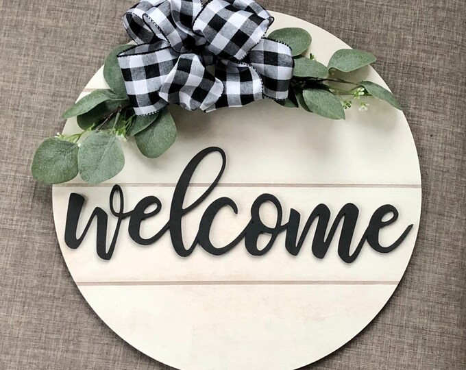 Welcome Wood Sign, Shiplap Sign, Custom Shiplap Sign, Modern Farmhouse ...