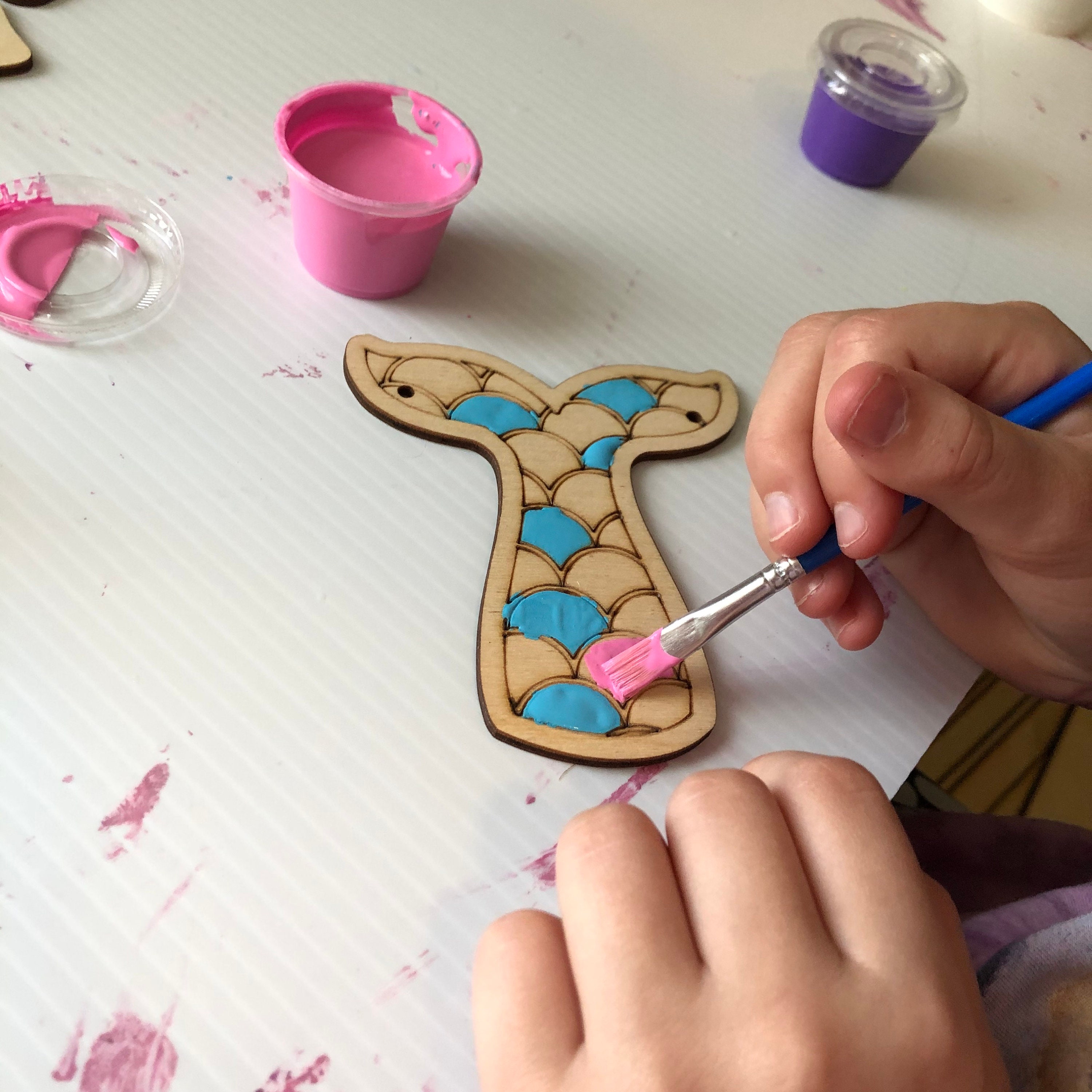 DIY Paint Kit for Rainbow Theme Birthday Party Summer Camp | Etsy