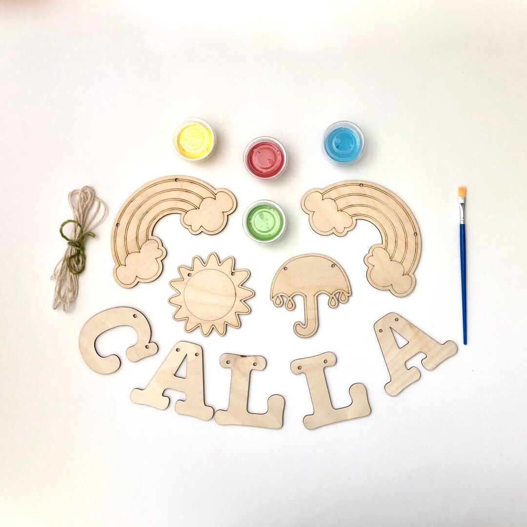 DIY Paint Kit for Rainbow Theme Birthday Party Summer Camp - Etsy