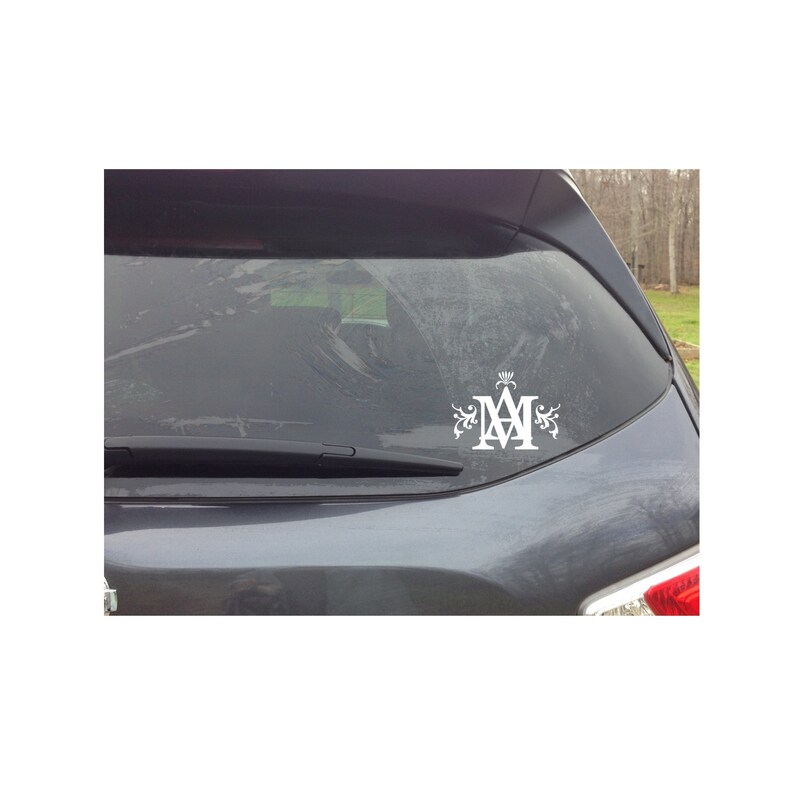 Auspice Maria Decal, Catholic Decal, Window Sticker, Catholic Gift, New ...
