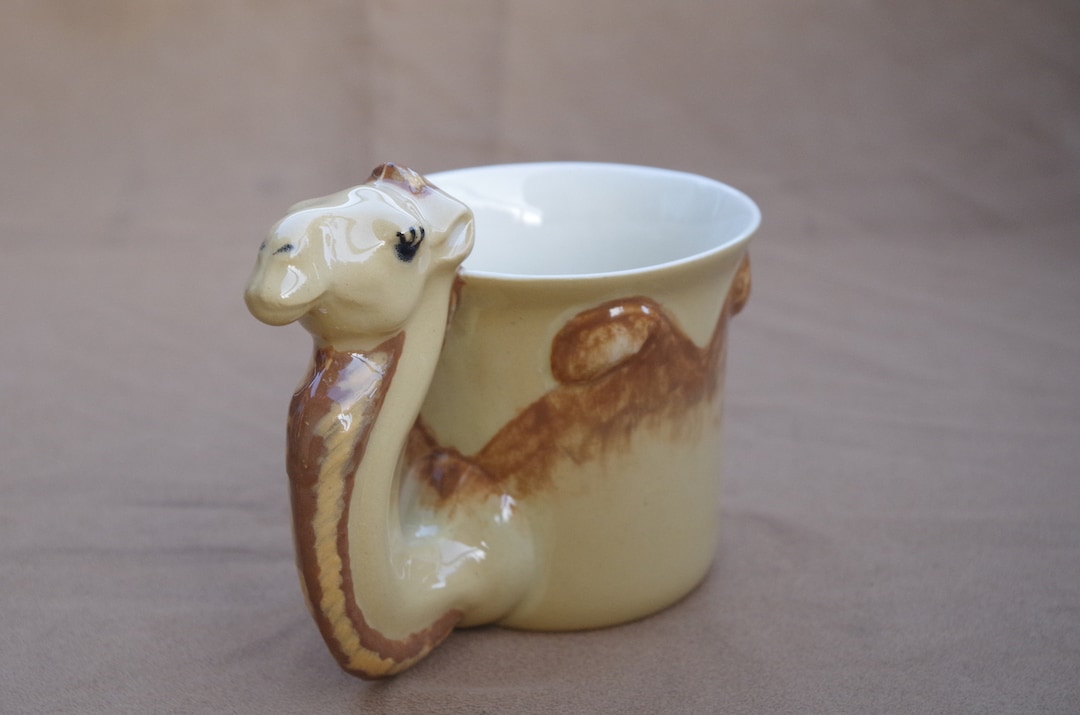 Handmade Porcelain Mug, 3D Camel Mug - Etsy