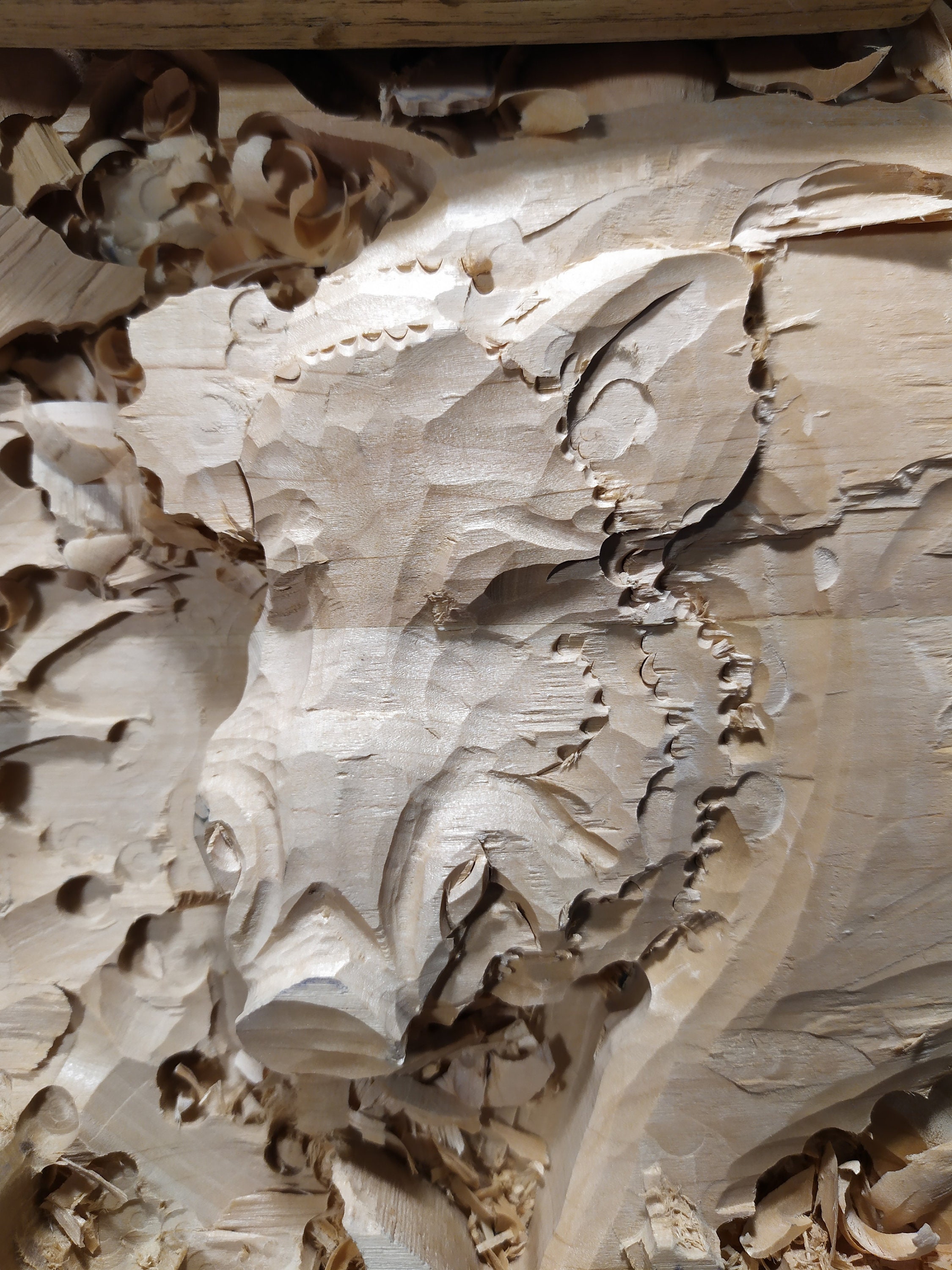 3D Wooden Picture Wood Carving Wall Art Handcarved Wood Carving ...