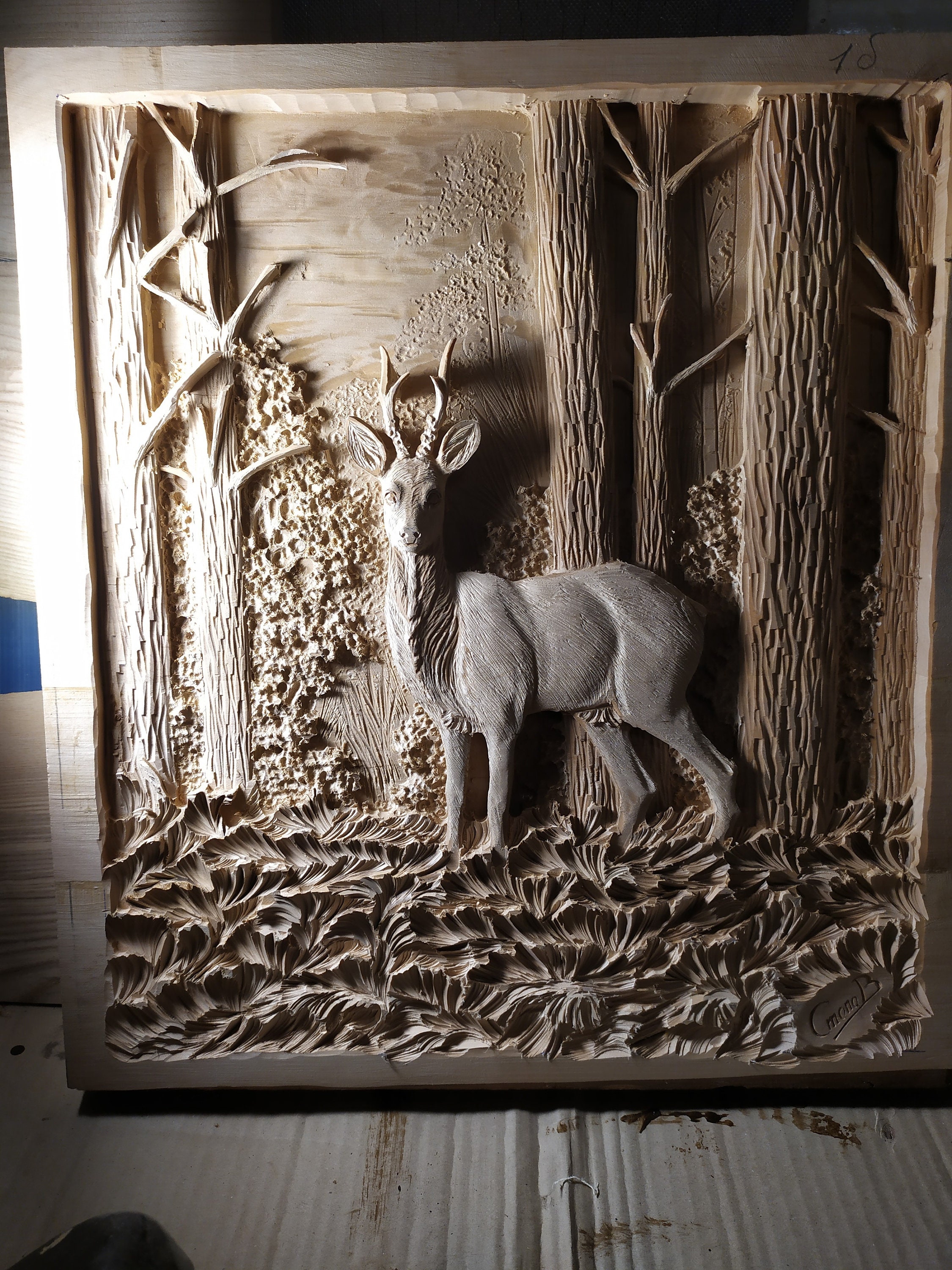 3D Wooden Picture Wood Carving Wall Art Handcarved Wood - Etsy