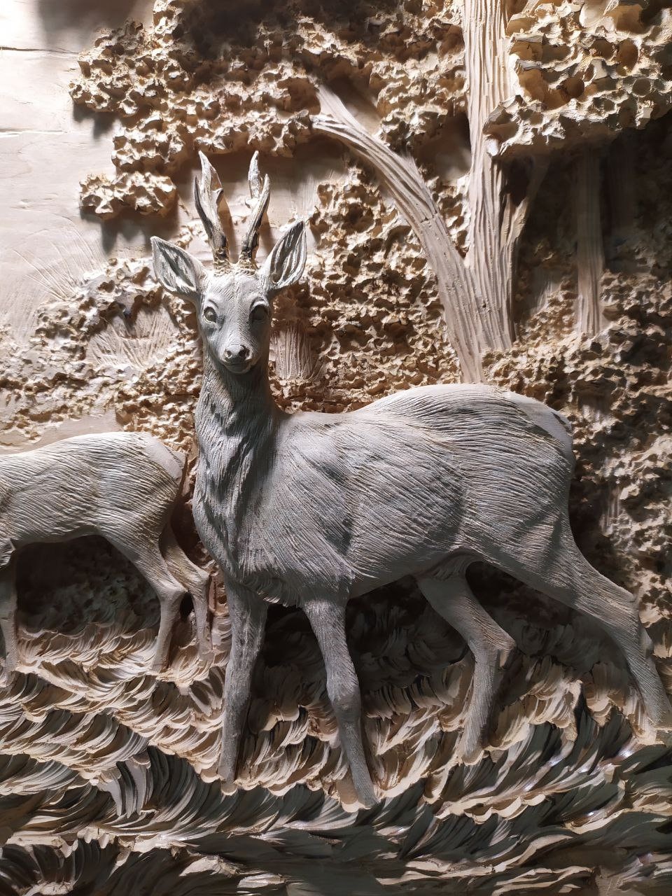 3D Wooden Picture Wood Carving Wall Art Handcarved Wood Carving Mood ...